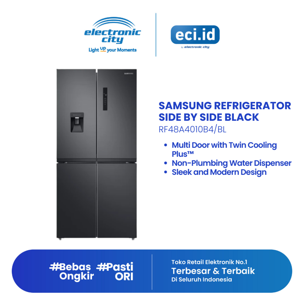 Jual Samsung Kulkas Side By Side > 2 Pintu 466 Liter - RF48A4010B4/BL ...