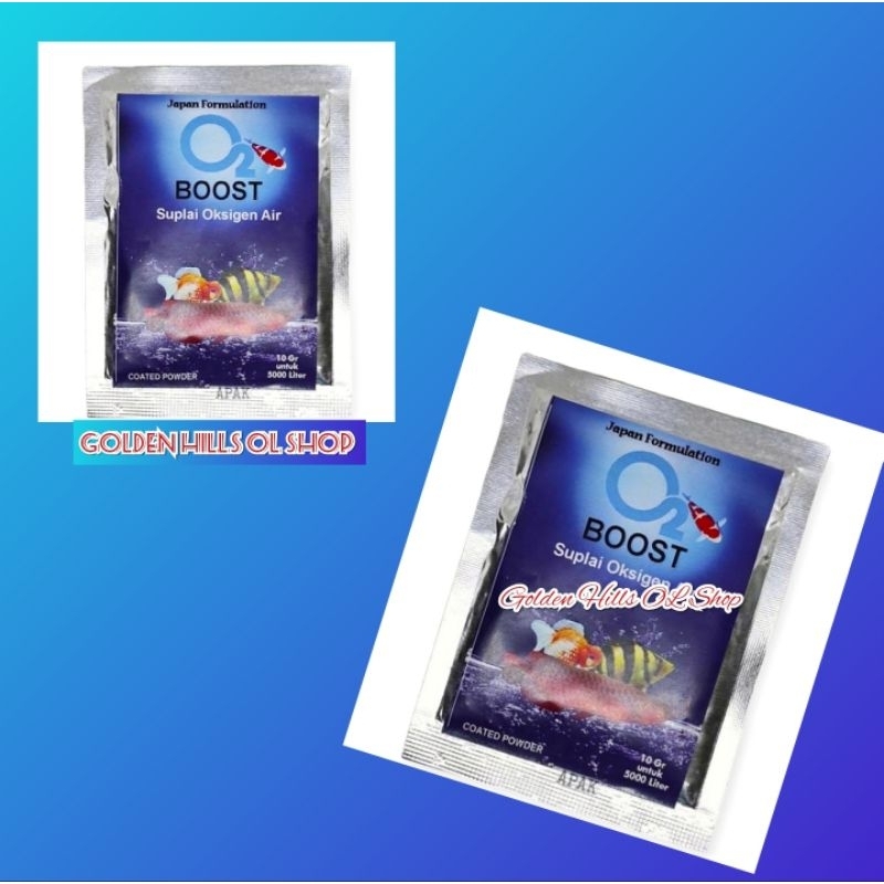 Jual O2 BOOST 10 Gram Original PERAWATAN BISA UNTUK 5000 LITER AIR ...