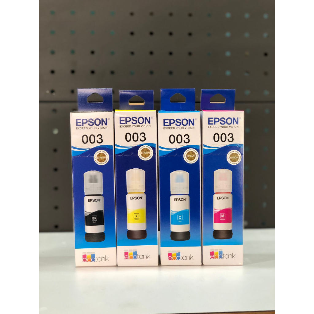 Jual Tinta Epson 003 T003 ( Black / Cyan / Magenta / Yellow ) | Shopee ...