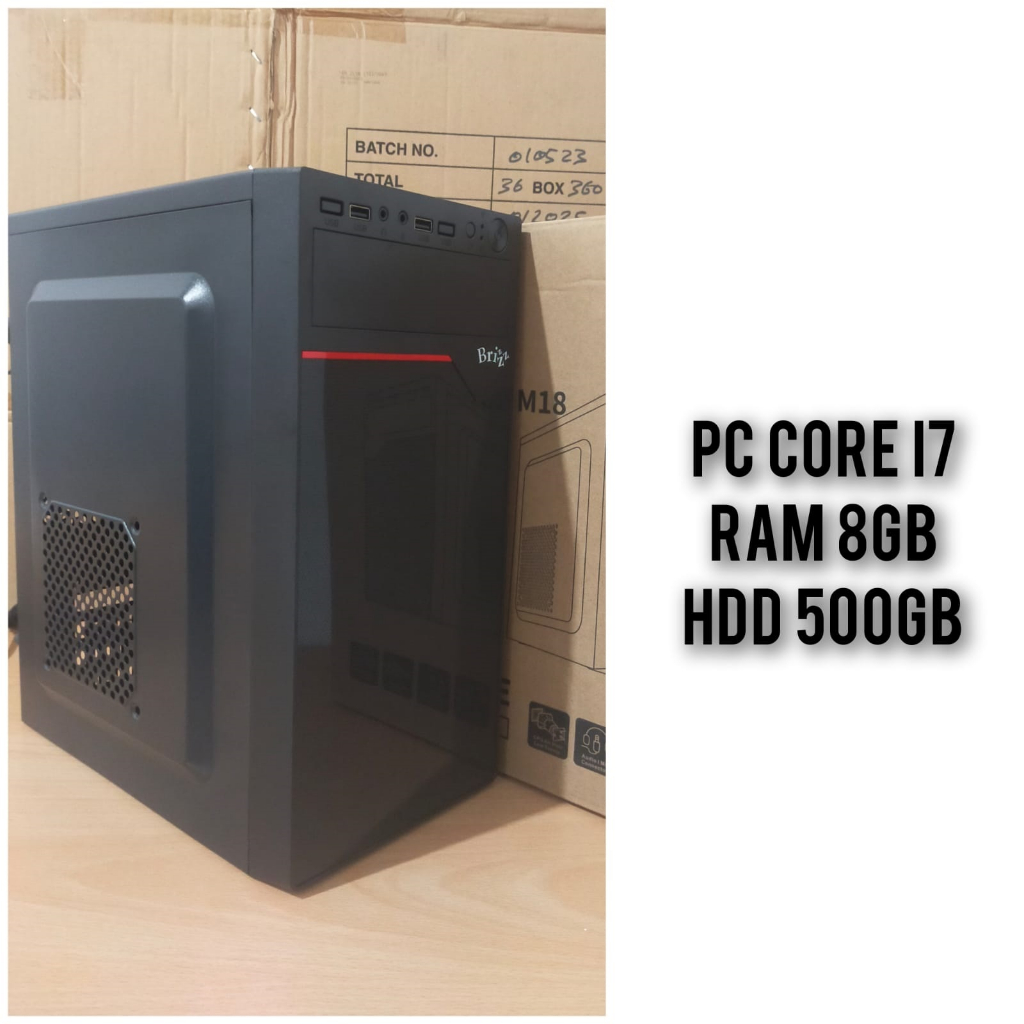 Jual PC/CPU Core i7 Ram Ddr3 8gb HDD 500Gb Casing New | Shopee Indonesia