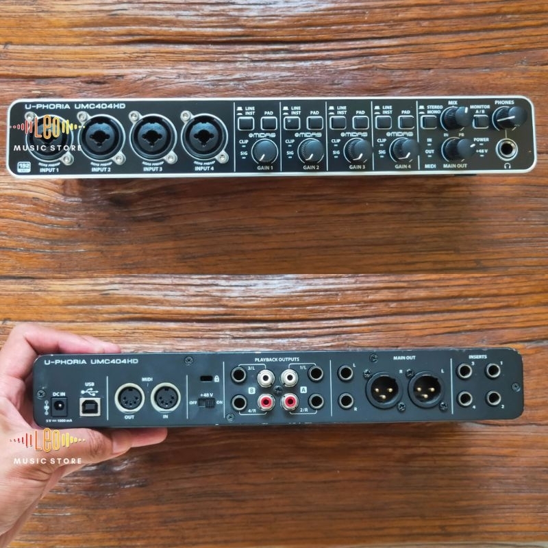 Jual Behringer UMC404HD soundcard audio interface recording | Shopee ...
