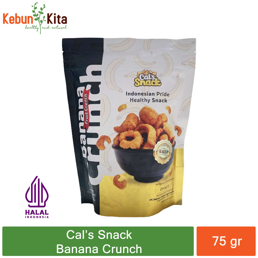 Jual Cal's Snack Banana Crunch 75 gr - Rambak Pisang | Shopee Indonesia