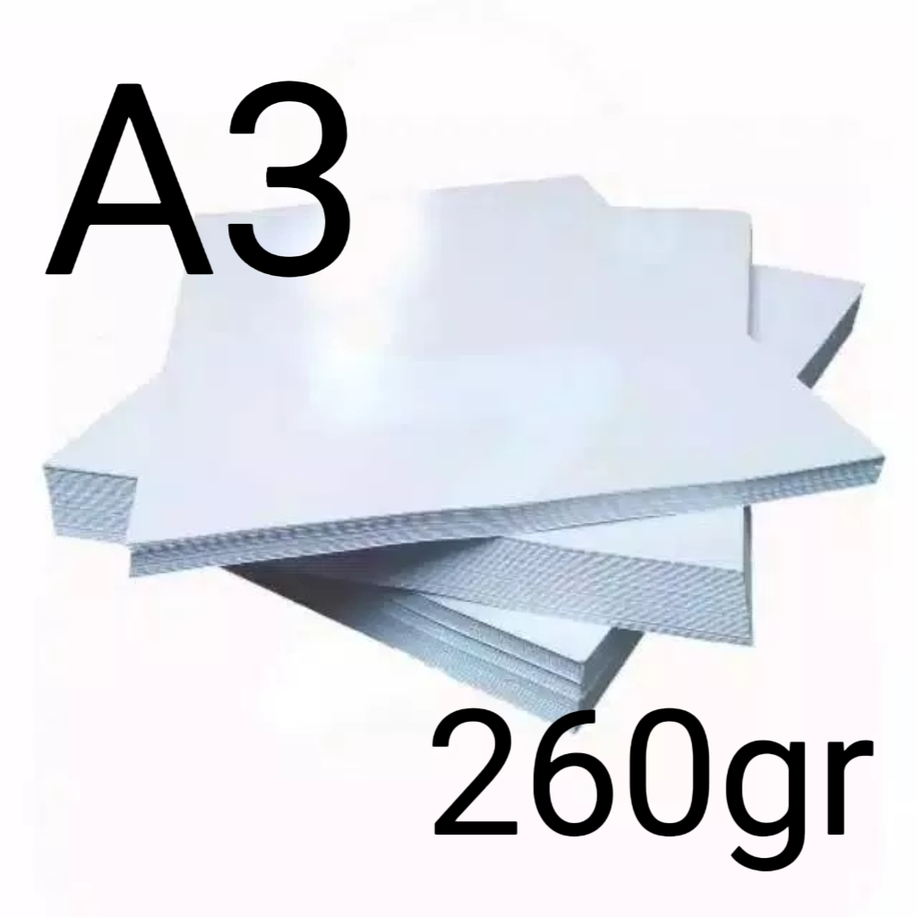 Jual Kertas Art Carton A3 260 gsm Carton A3 260 gr | Shopee Indonesia
