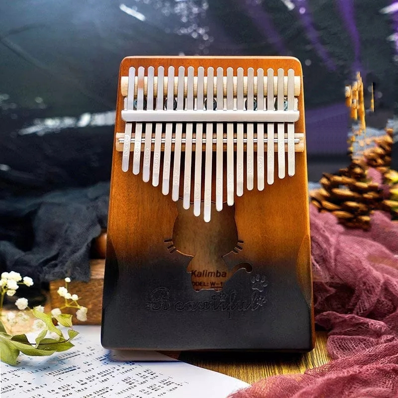Jual Alat musik kalimba 17 key thumb piano jari | Shopee Indonesia