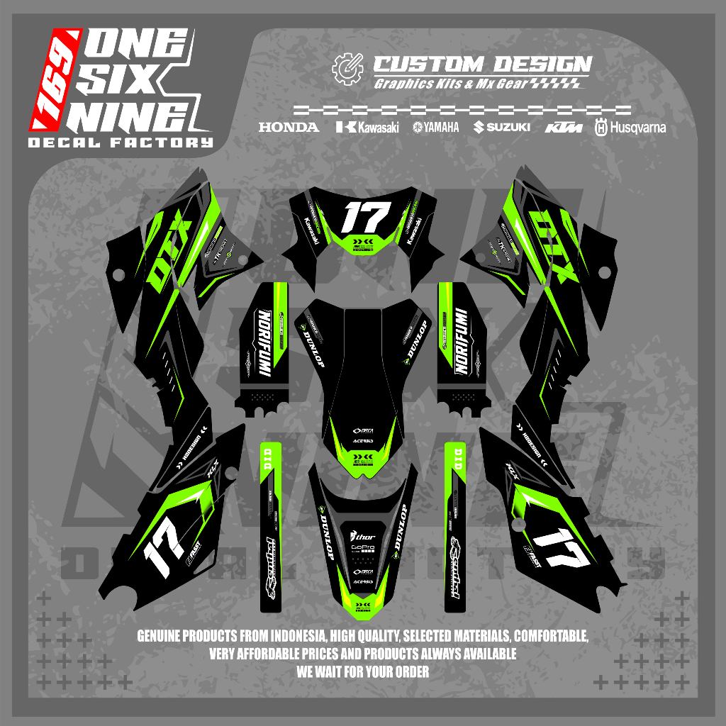 Jual DECAL D-TRACKER SUPER GLOSSY PREMIUM - CUSTOM DESIGN | Shopee ...