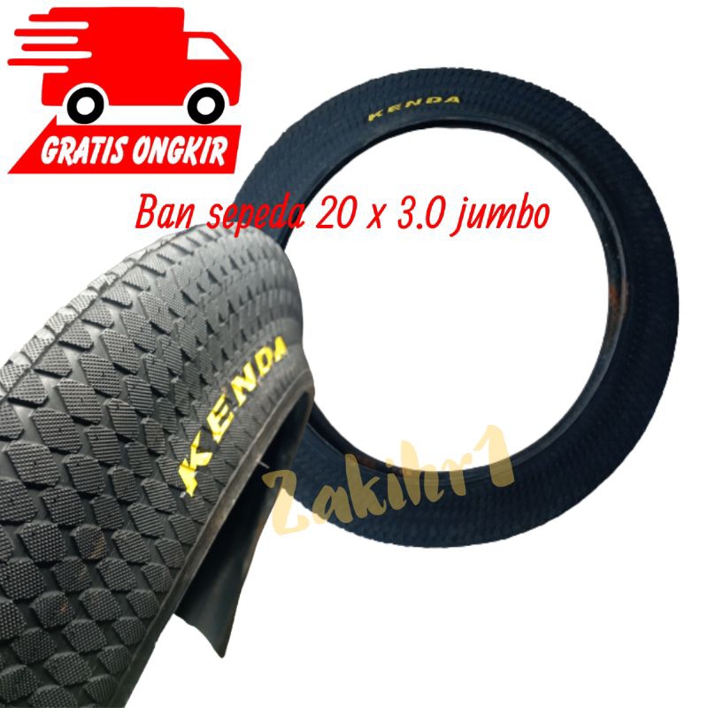 Jual Kenda Ban Luar Sepeda Bmx 20 x 3.0 Jumbo Fat Bike | Shopee Indonesia