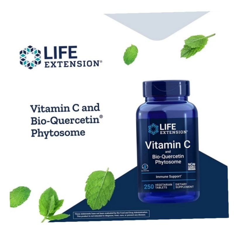 Jual Life Extension Vitamin C 1000 mg and Bio-Quercetin Phytosome 250 ...