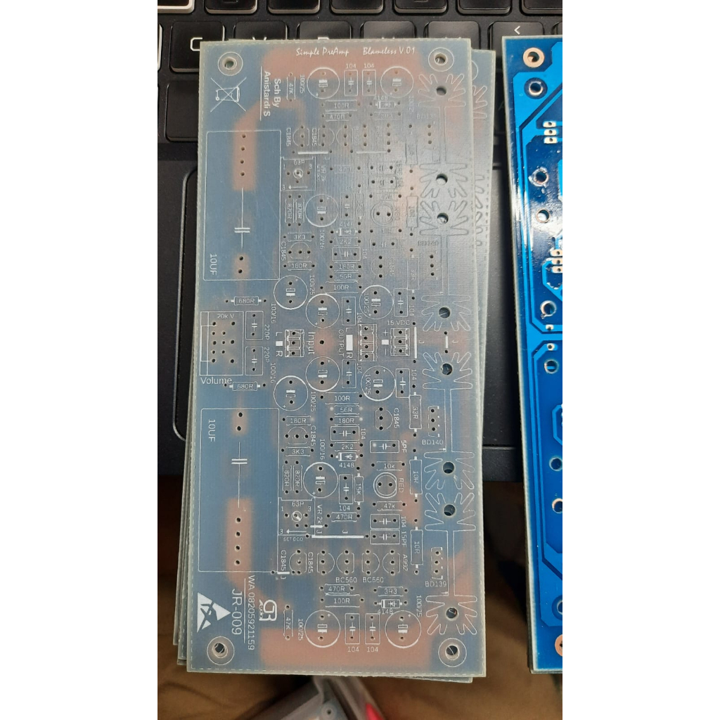 Jual PCB Simple Preamp Blameless Include PSU Simetris | Shopee Indonesia