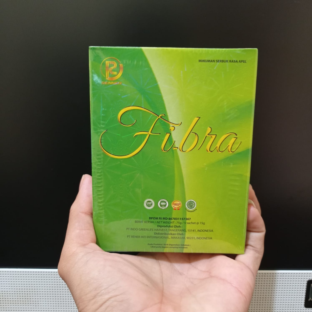 Jual FIBRA RENNER 1 BOX ISI 5 SACHET RASA APEL ORI | Shopee Indonesia
