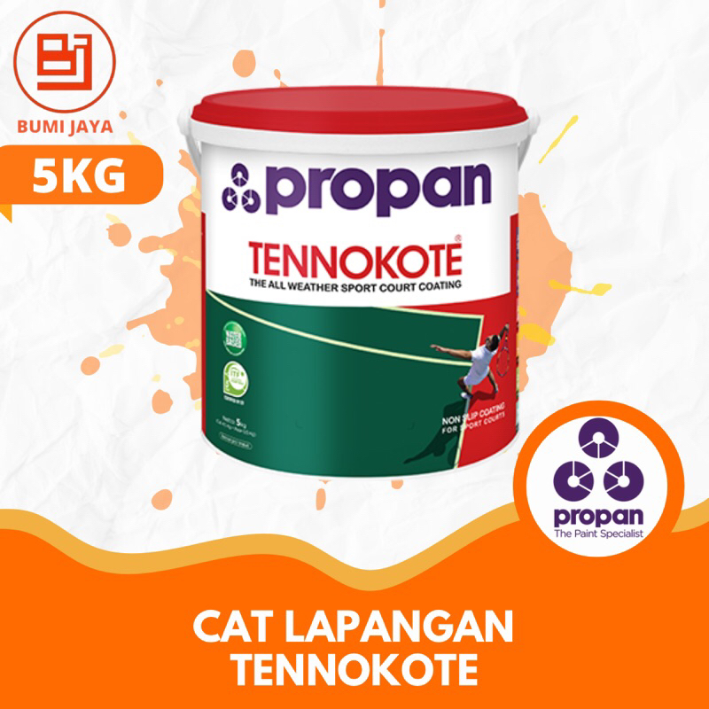 Jual cat lapangan anti slip propan tennokote 1000 WA 5kg | Shopee Indonesia