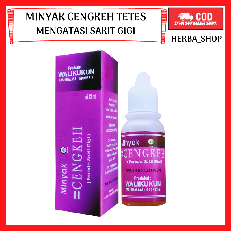 Jual MINYAK CENGKEH WALIKUKUN / OBAT SAKIT GIGI / WALIKUKUN 12 ML SAKIT ...