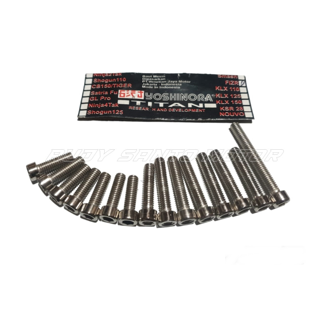 Jual Baut Baud L Blok Block Set Yamah F1 F1z F1zr YOSHINORA | Shopee ...