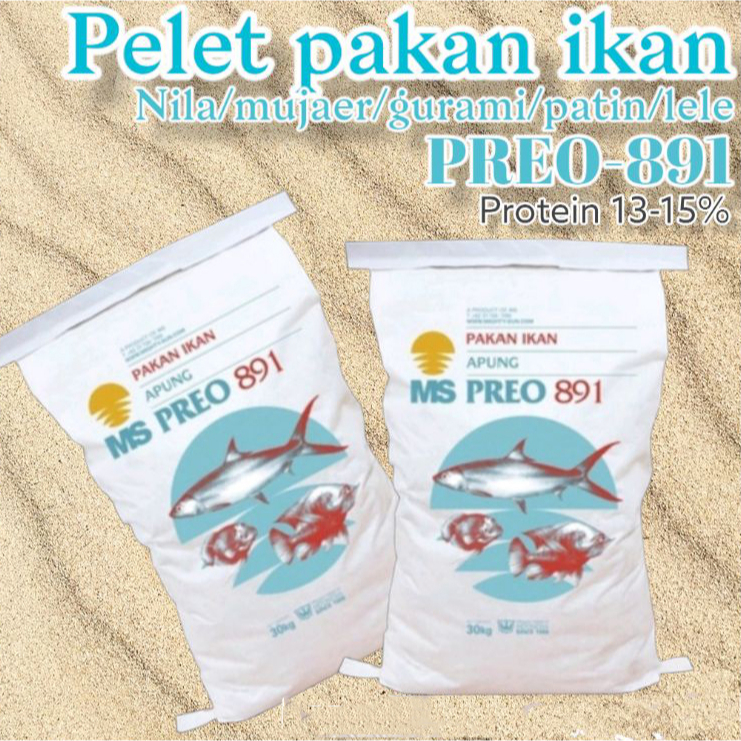 Jual Pakan Pelet Ikan Apung MS PREO 891 15Kg 15 Kg No.2 No.3 No.5 Nila ...