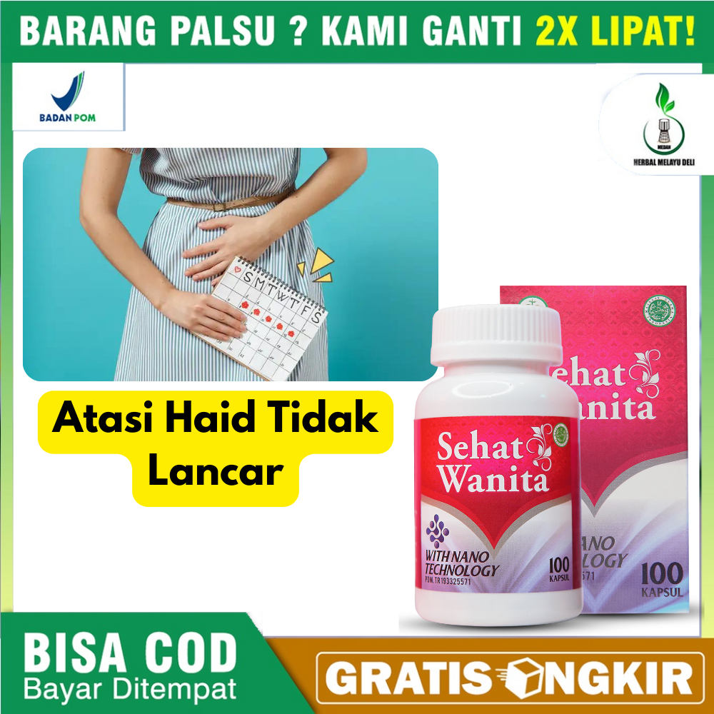 Jual Obat Haid Terlambat, Haid Tidak Teratur, Haid Tidak Lancar Kapsul ...
