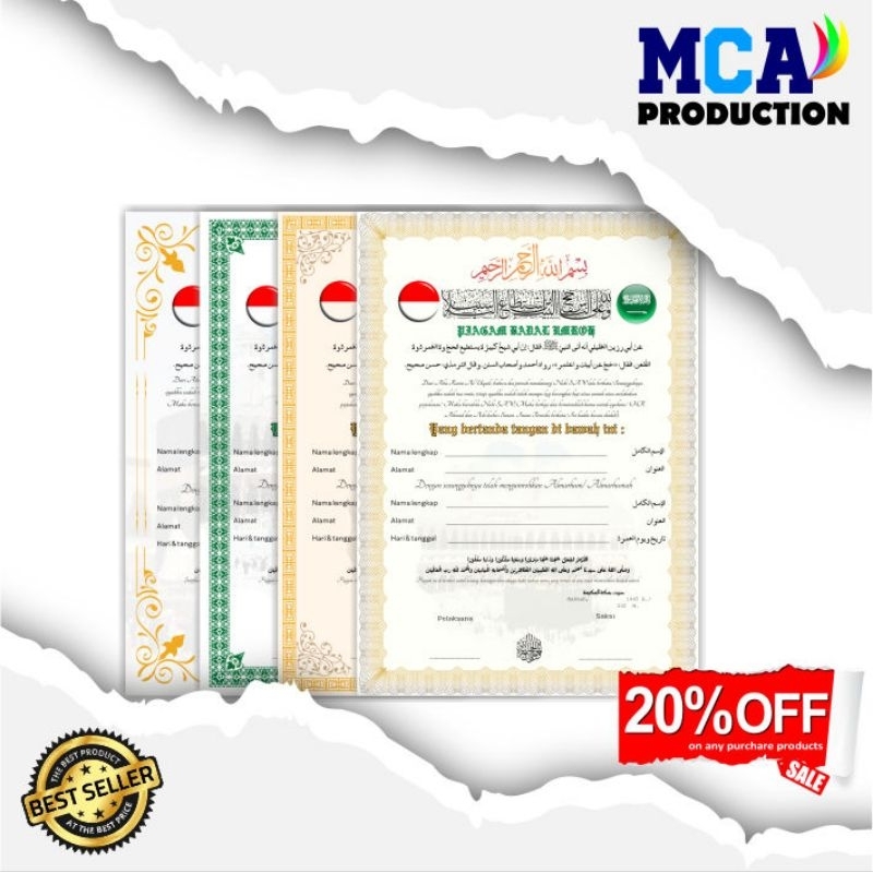 Jual Cetak Sertifikat/Piagam/Penghargaan A4 Murah | Shopee Indonesia