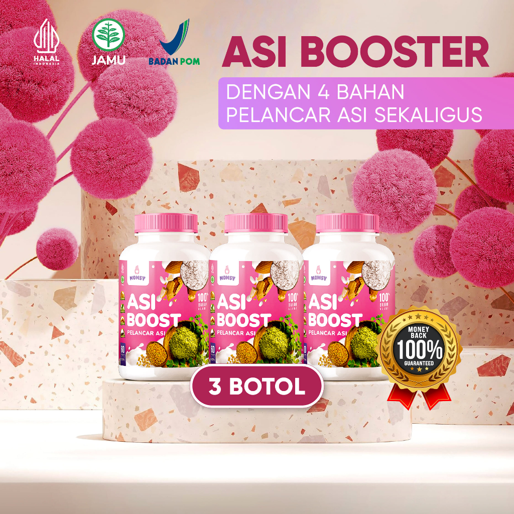 Jual MOMSY Asi Booster Pelancar Asi BPOM HALAL Natural Almond Moringa ...