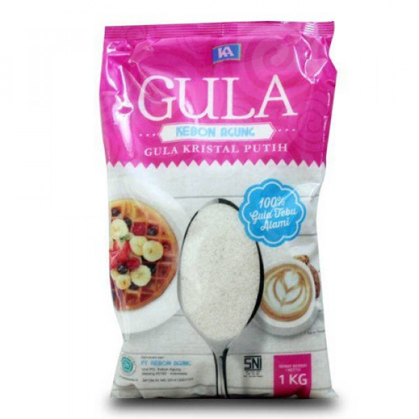 Jual Gula Pasir Kebon Agung – KBA 1 kg | Shopee Indonesia