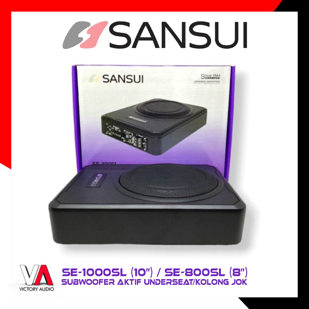 Jual Subwoofer Aktif SANSUI SE-800SL 8 Inch / SE-1000SL 10 Inch Active ...
