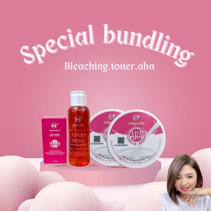 Jual Misonells Bleaching Licorice Extract aha isi 100gr baca deskripsi ...