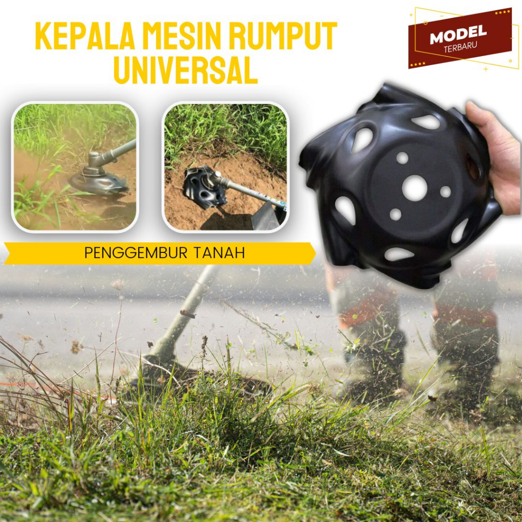 Jual Penggembur Tanah Untuk Kebun Taman Adaptor Pisau Pemotong Rumput ...