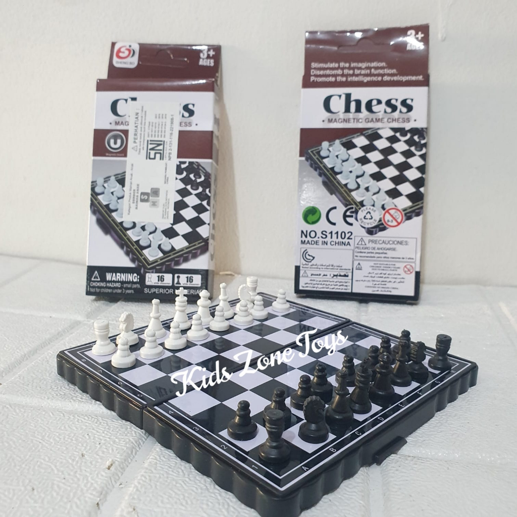 Jual Mainan Mini Chess Magnetic Game Catur Magnet Pocket Kecil | Shopee ...