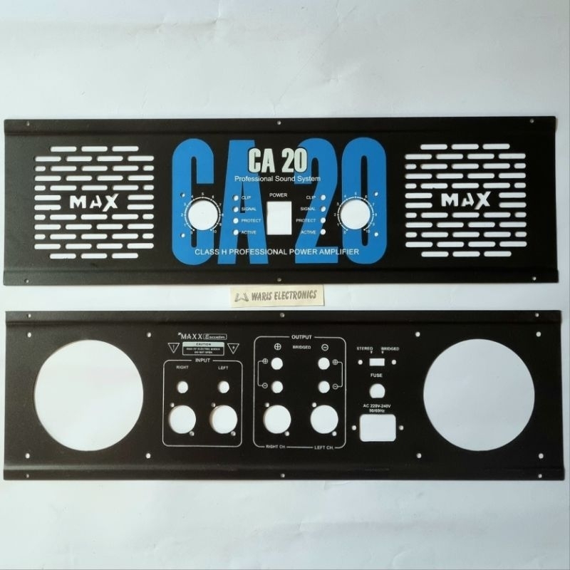 Jual Plat CA 20 Panel Ca20 Depan Belakang Panel Amplifier | Shopee ...