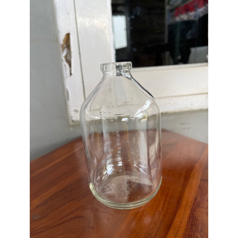 Jual Botol kaca 500ml / Botol ASI / Botol infus / Botol minuman /Botol ...
