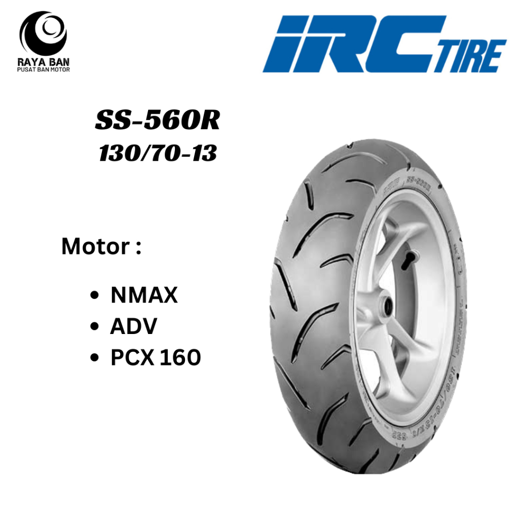 Jual Ban Motor IRC SS560R 130/70-13 TL (Ban Belakang NMAX) | Shopee ...