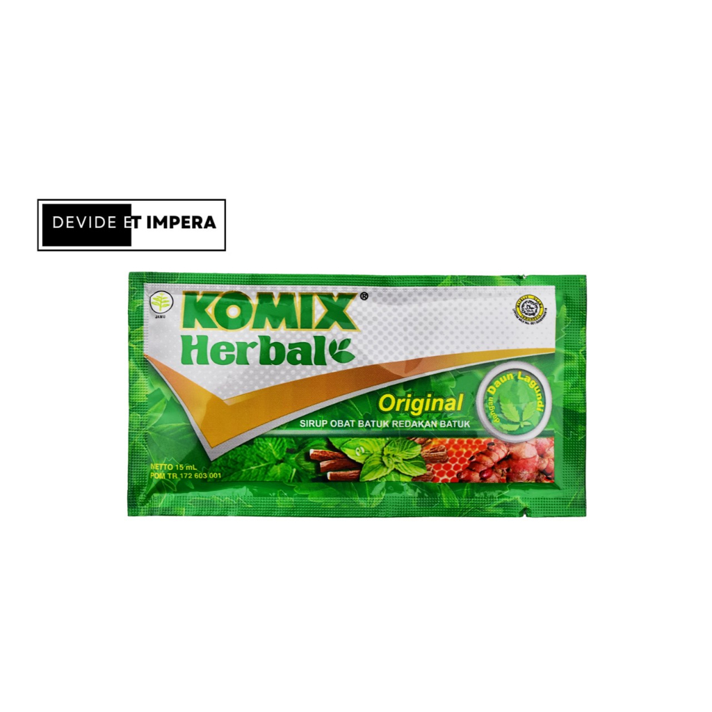 Jual Komix Herbal Original [ Sachet /15ml ] | Shopee Indonesia