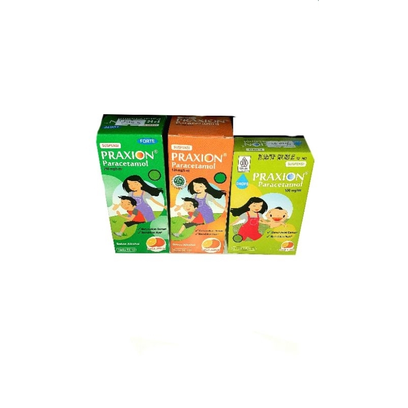 Jual PRAXION sirup - paracetamol obat penurun demam dan anti nyeri rasa ...