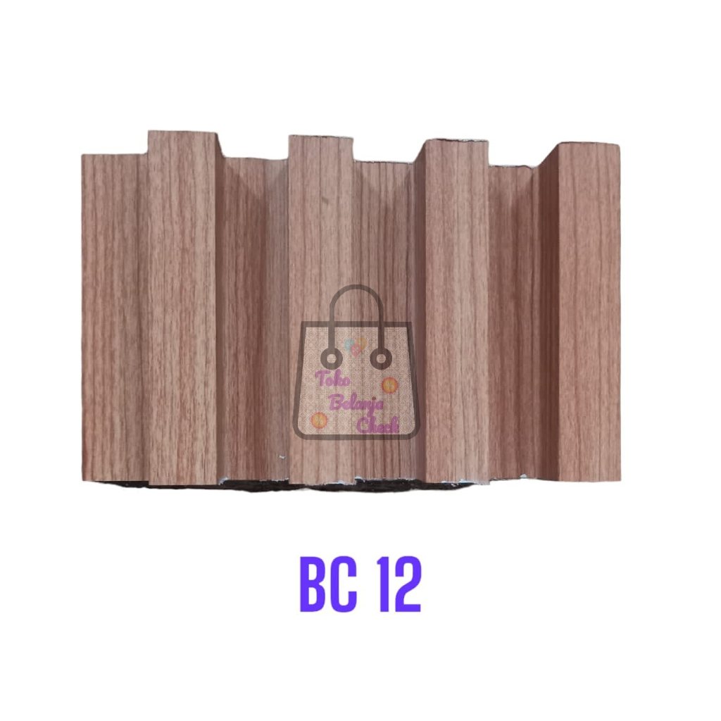 Jual WALL WPC WOOD PANEL WALLPANEL WPC PVC KAYU DINDING UKURAN 16CM x 2 ...
