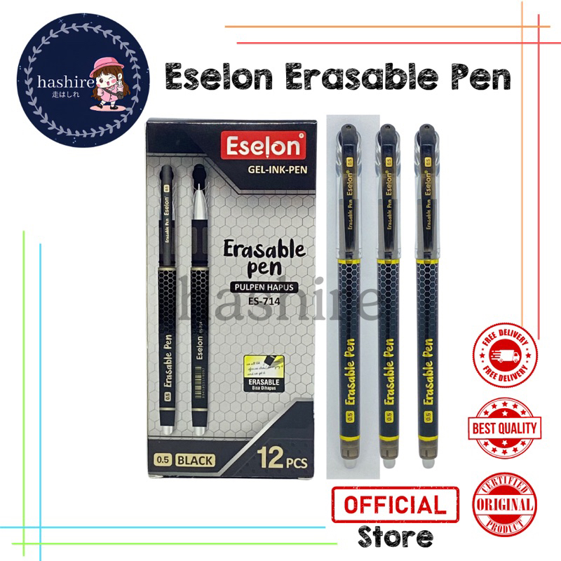 Jual 12pcs Pulpen HAPUS / Pulpen bisa dihapus / Erasable pen ESELON ...