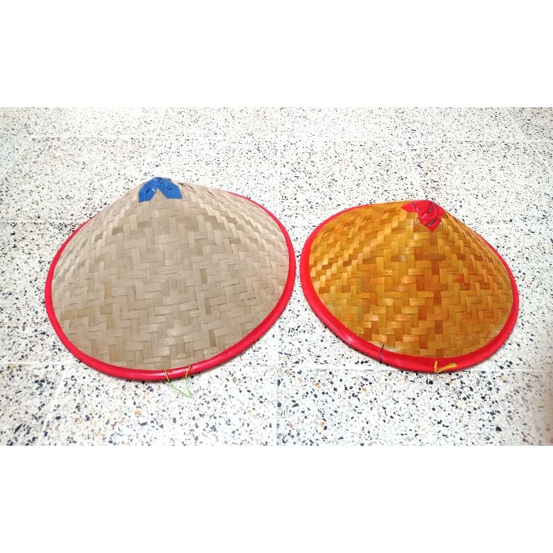Jual caping topi petani 40cm & 45cm anyaman bambu | Shopee Indonesia