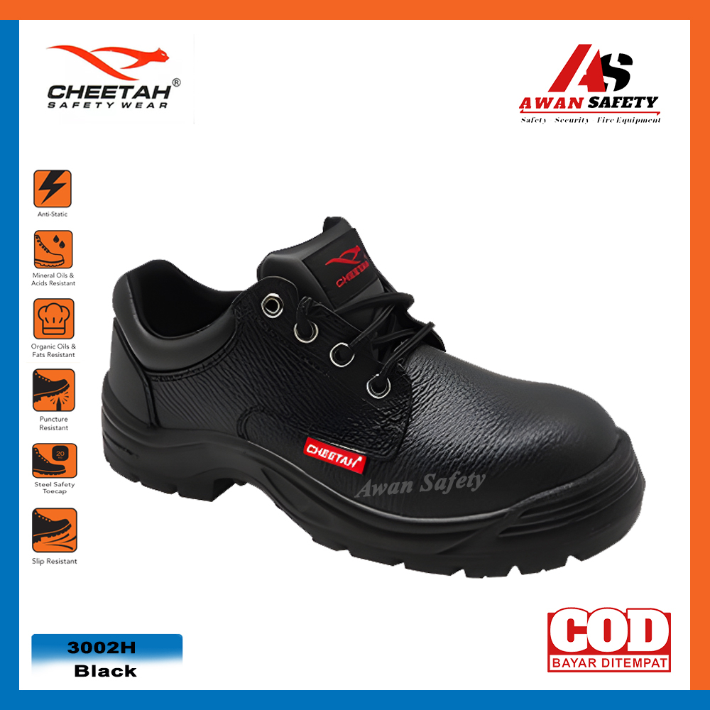 Jual SEPATU SAFETY CHEETAH 3002H ORIGINAL | Shopee Indonesia