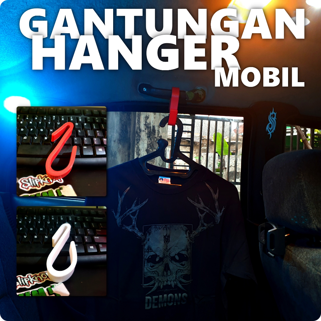 Jual GANTUNGAN HANGER MOBIL | BUAT KABIN MOBIL BIAR RAPI, DAN BAJU ...