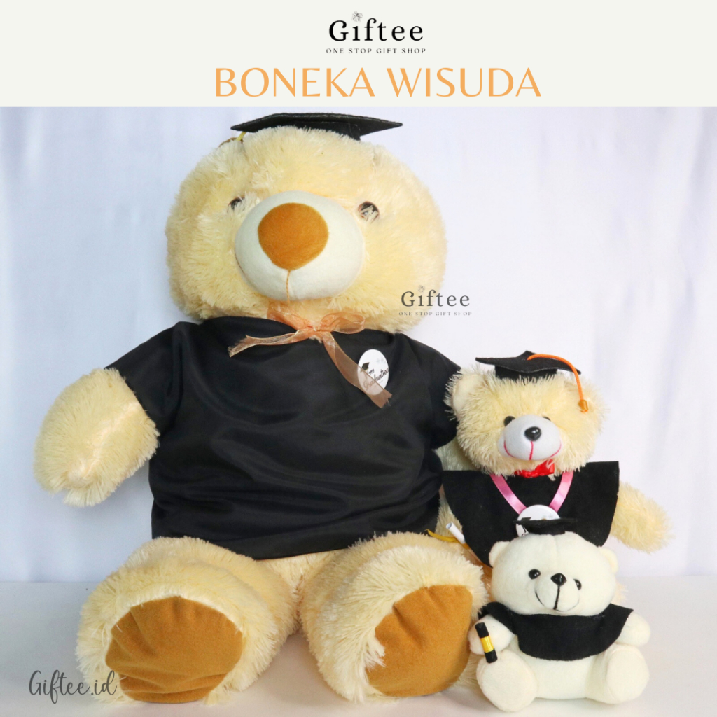 Jual BONEKA WISUDA BERUANG TOGA TEDDY BEAR UKURAN S M L XL XXL JUMBO ...