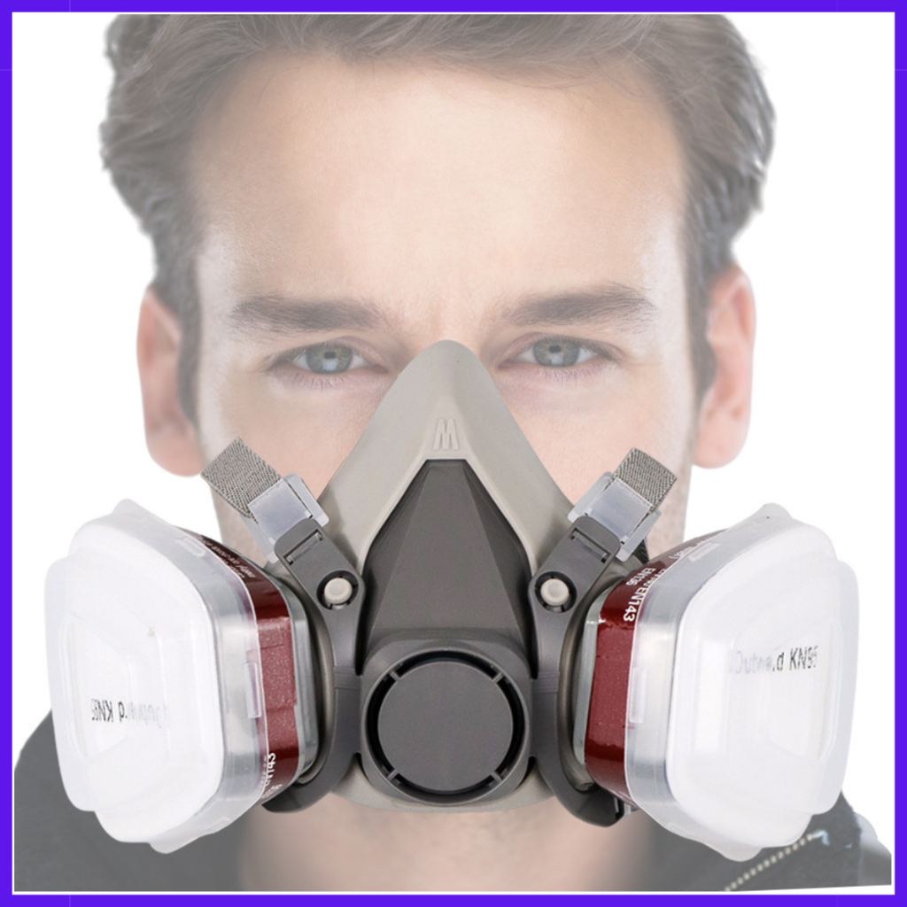 Jual Masker Anti polusi Virus Gas Half Facepiece Respirator Half Gas ...