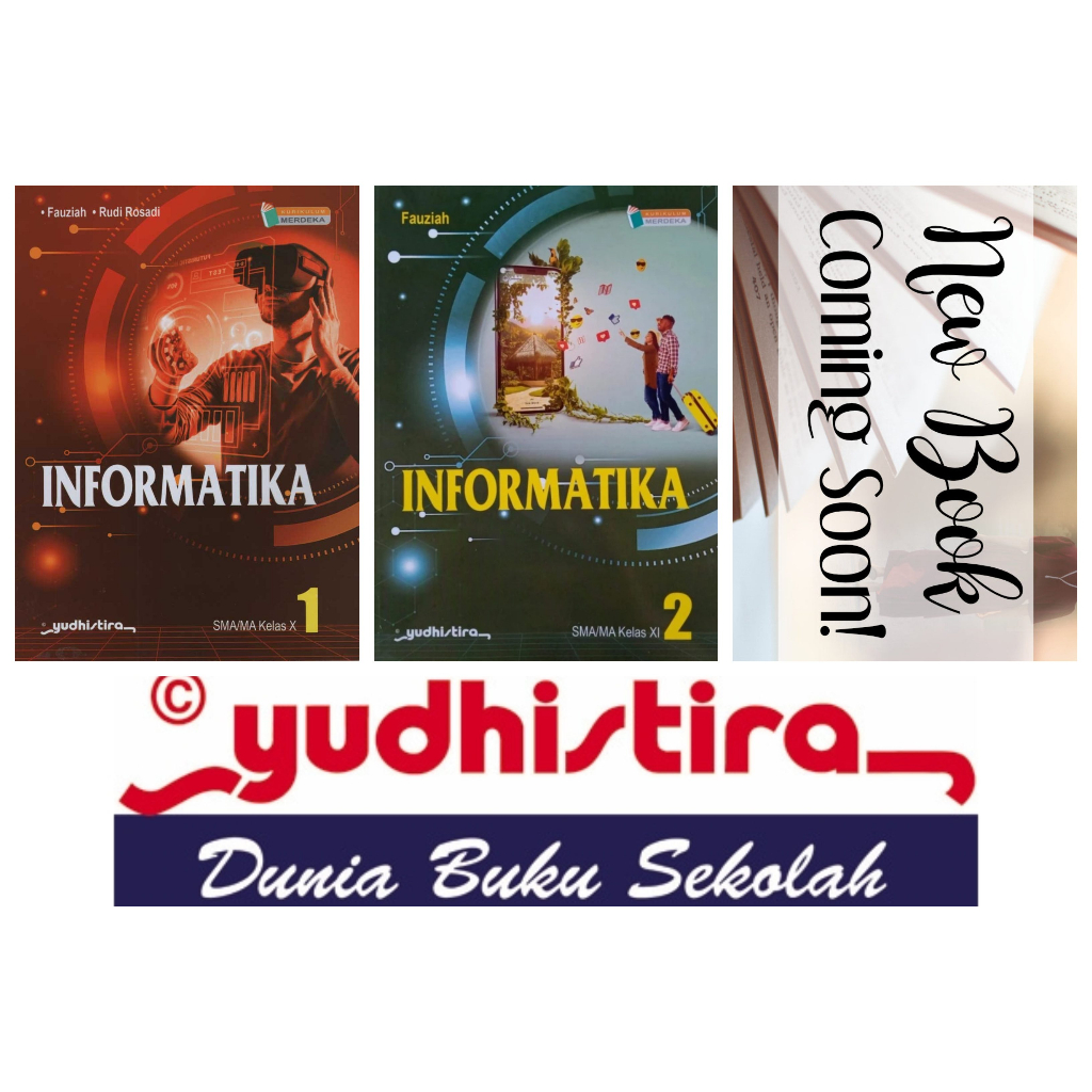Jual BUKU INFORMATIKA SMA MA KELAS 10 11 12 KURIKULUM MERDEKA YUDHISTIRA | Shopee Indonesia