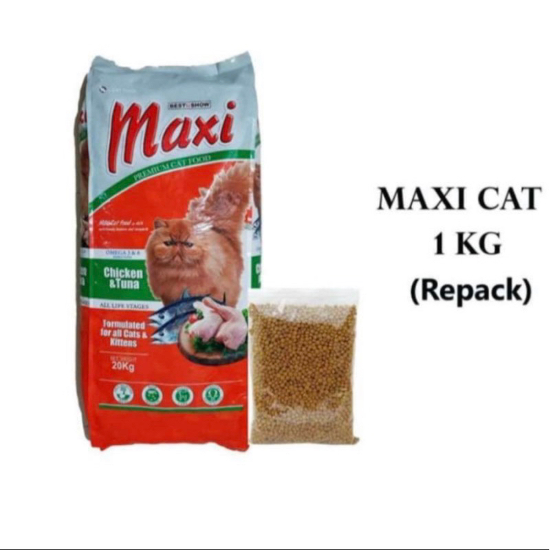 Jual Maxi cat food repack 1 kg | Shopee Indonesia