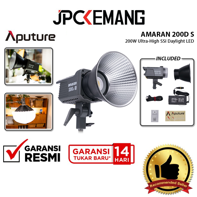 Jual Aputure Amaran 200D S Daylight LED Video Light Flash 200DS 200 DS Garansi Resmi | Shopee ...