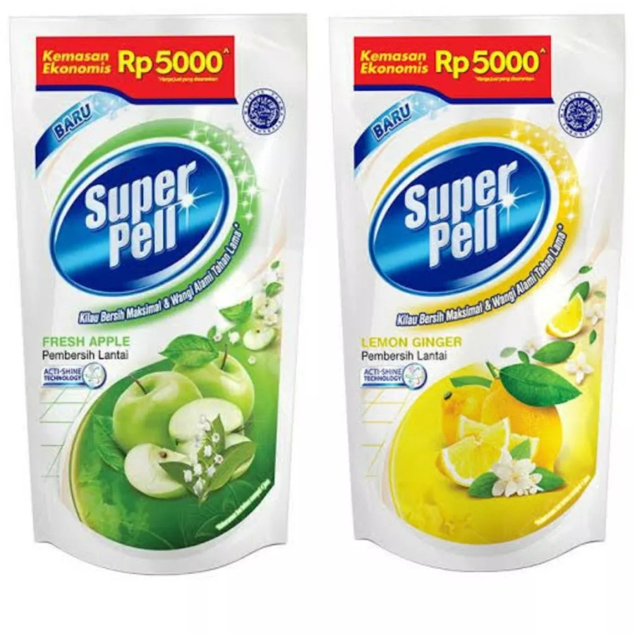 Jual Superpell Pembersih Lantai 280ml - Super Pell Pembersih Lantai ...