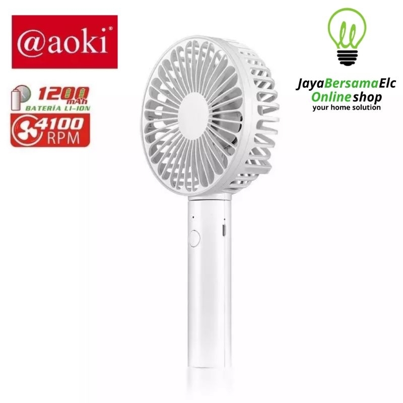 Jual Kipas angin tangan/ kipas angin mini portable Aoki 105C | Shopee ...