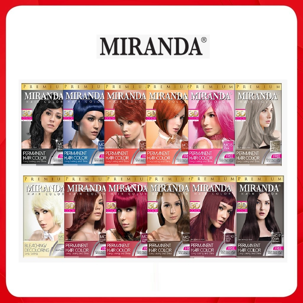 Jual Miranda Premium Hair Color Series All Varian 30 ml | Shopee Indonesia