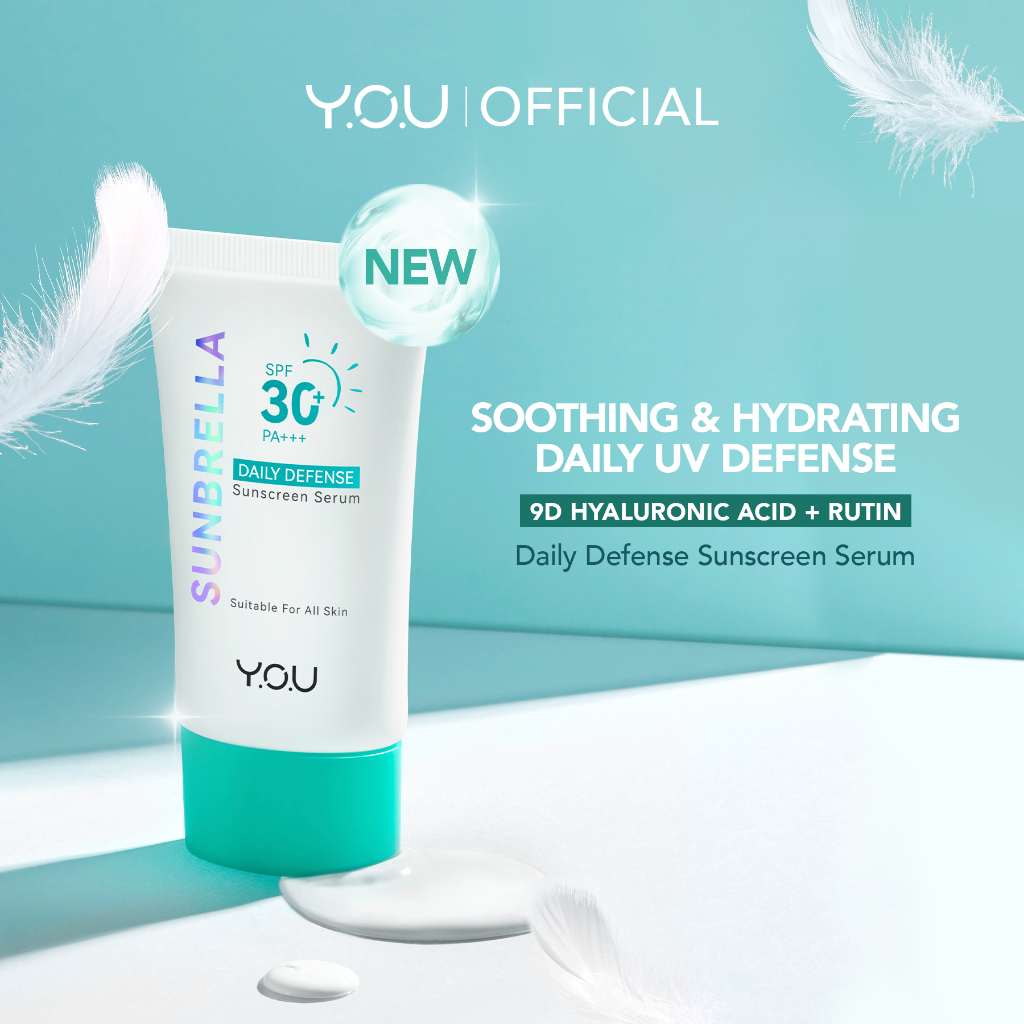 Jual Y.O.U Sunbrella Daily Defense Sunscreen Serum SPF 30 PA+++ 30ml | Shopee Indonesia