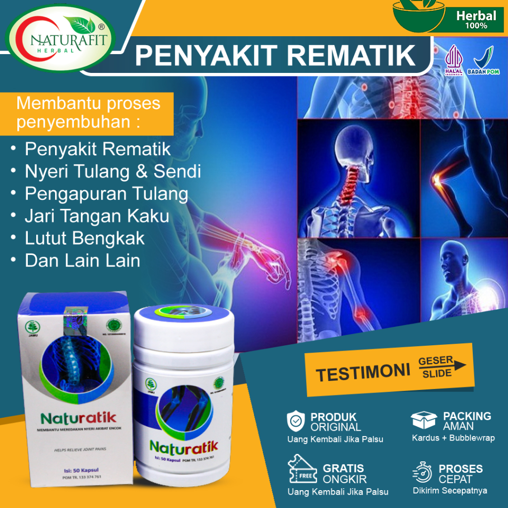Jual Obat Rematik Nyeri Tulang Dan Sendi Asam Urat Sakit Pinggang ...