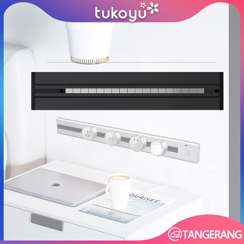 Jual Movable Wall Outlet Extender/Rail Outlet Nirkabel/Wire-Free Power ...