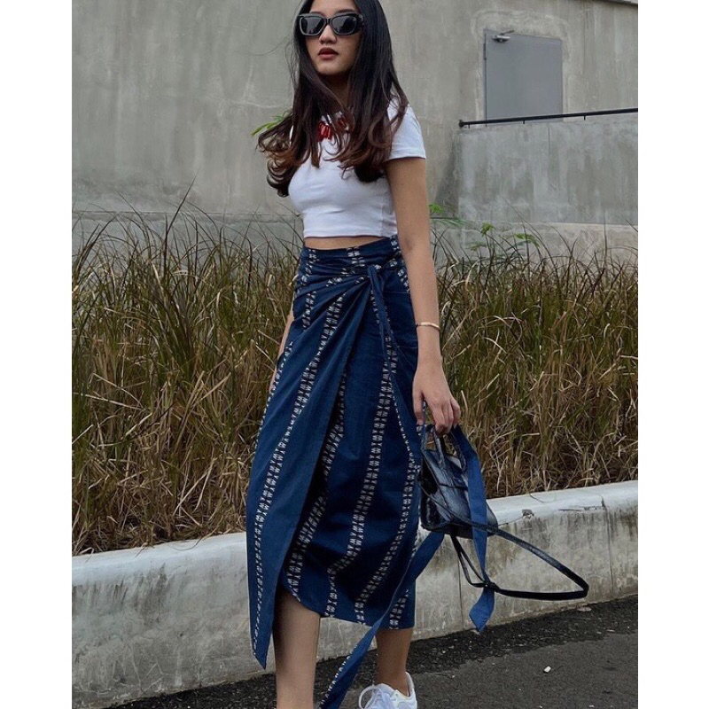 Jual MELISAE SKIRT MOTIF / ROK LILIT MOTIF / ROK LILIT BATIK / ROK ...