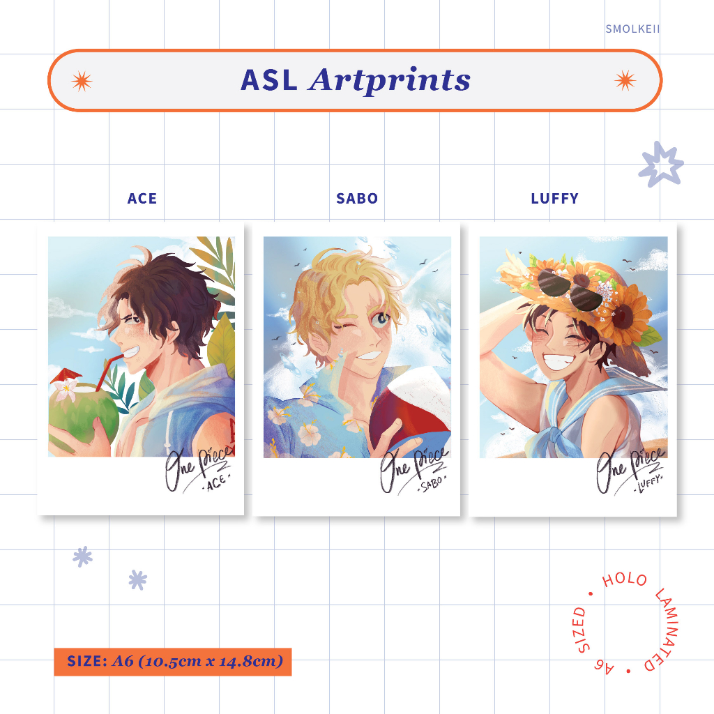 Jual One Piece ASL A6 Postcard Holo | Shopee Indonesia