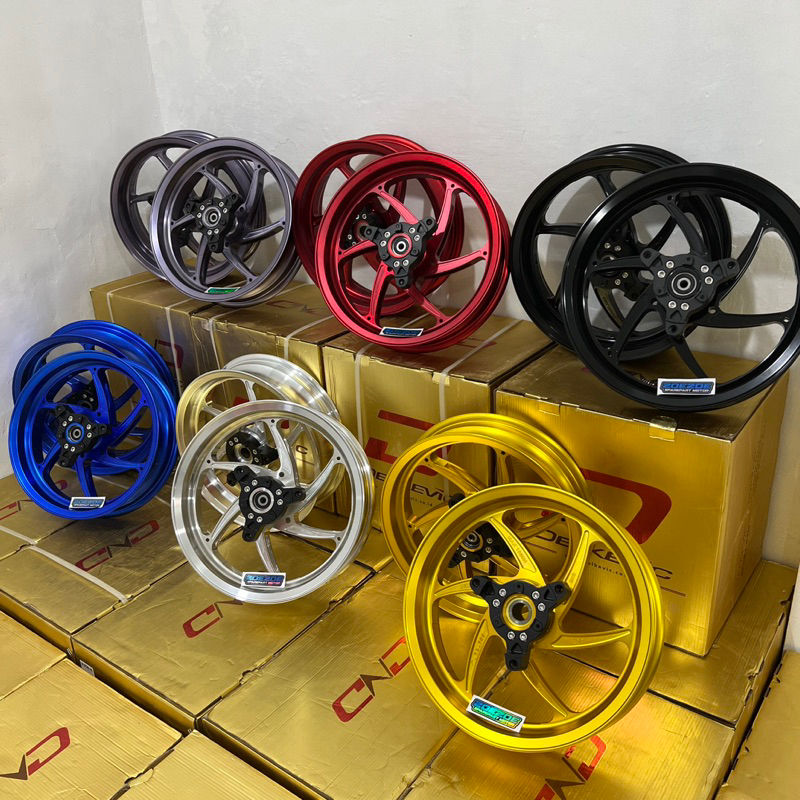 Jual Velg Velek MOZ Set Depan Belakang Sport Delkevic Nmax New 2020 ...