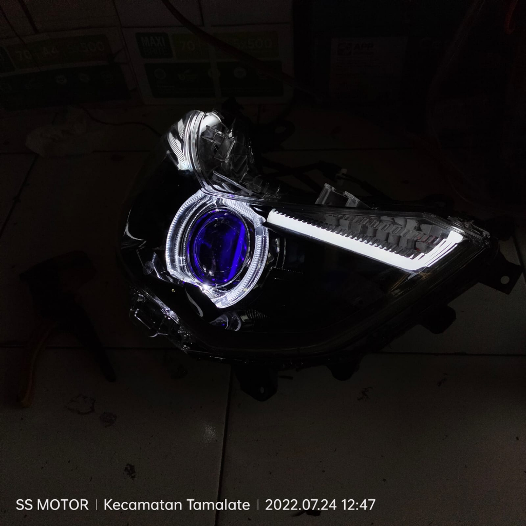 Jual PAKET DIY CUSTOM HEADLAMP NMAX OLD / LAMA BILED TURBO SE UPGRADE ...
